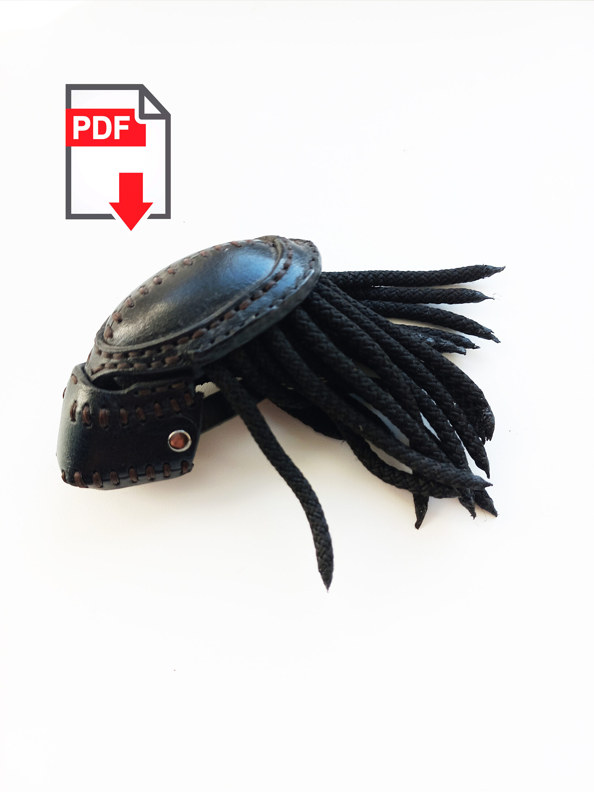 Выкройка брелока «Хищник»/ Pattern PDF leather Keychain ring «Predator ...