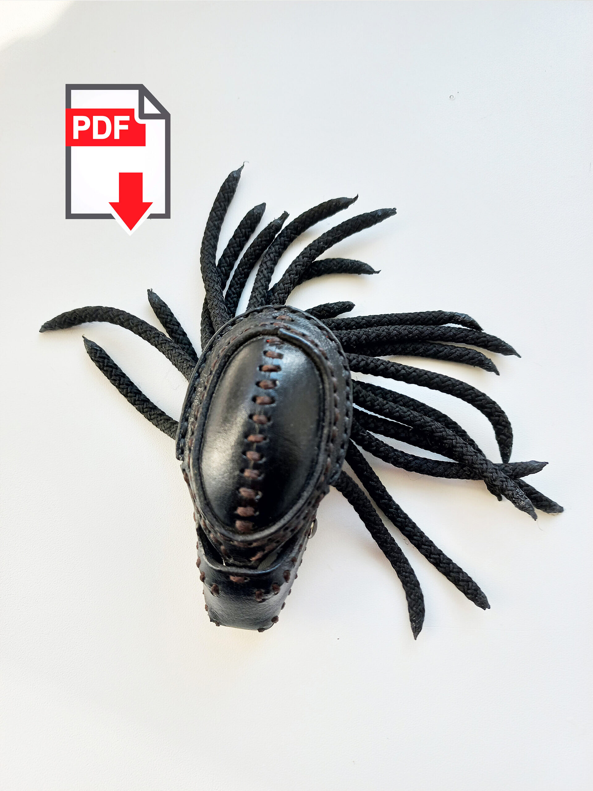 Выкройка брелока «Хищник»/ Pattern PDF leather Keychain ring «Predator ...